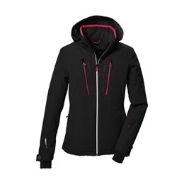 Killtec Damen Skijacke "KSW 41 WMN SKI JCKT", schwarz, Gr. 38, Oberstoff: 84% Polyamid, 16% Elasthan, Futter: 100% Polyester, Wattierung: 100%