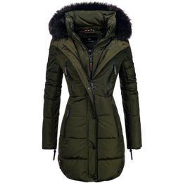 Marikoo Damen Steppmantel "Moonshine", gr&uuml;n, Gr. XXL, Obermaterial: 100% Polyester; Futter: 100% Polyester; Wattierung: 100% Polyester; &Auml;rmelfutter:
