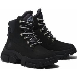 Timberland Damen Schnürboots "Adley Way Sneaker Boot", Gr. 38, schwarz, Leder, Schuhe, Winterschuhe, Sneakerboots, Winterboots