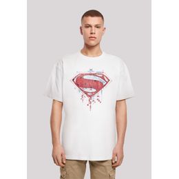 F4NT4STIC Herren T-Shirt "DC Comics Superman Geo", wei&szlig;, Gr. M, Obermaterial: 100% Baumwolle, Shirts, Print