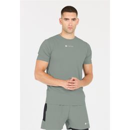 Virtus Herren Funktionsshirt "Roger", grün, Gr. S, unifarben, 84% Polyester, 16% Elasthan, Shirts, mit antibakterieller Silver -Technologie