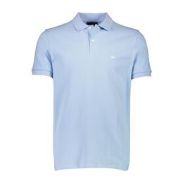 Poloshirt LINDBERGH "LINDBERGH Poloshirt", Herren, Gr. L, lt dusty blau, Obermaterial: 100% Baumwolle, lässig geschnitten, Shirts
