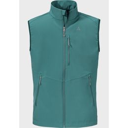 Sch&ouml;ffel SCH&Ouml;FFEL Herren Funktionsweste "Softshell Vest Tonion M", gr&uuml;n, Gr. 50, Oberstoff : Aussenseite: 92% Polyester 8% Elasthan Innenseite: 100% Polyester