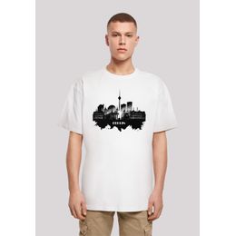 F4NT4STIC Damen T-Shirt "Cities Collection - Berlin skyline", wei&szlig;, Gr. XXL, Obermaterial: 100% Baumwolle, Shirts, Print