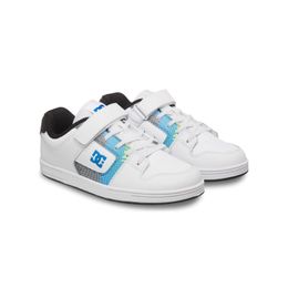 DC Shoes Kinder Sneaker "Manteca 4 V", Gr. 13,5, wei&szlig;, 51% Leder, 49% Synthetikmaterial, Schuhe