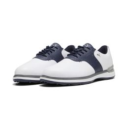 Puma Herren Golfschuh "Puma Avant Golfschuhe Herren", Gr. 46, wei&szlig;, Obermaterial: Kuhleder; Futter: Textil, Synthetik; Innensohle: Textil; Laufsohle: