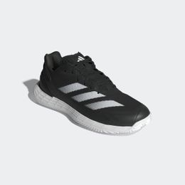 Herren Tennisschuh "DEFIANT SPEED 2 CLAY", adidas Performance, Gr. 45, schwarz-wei&szlig;, Synthetik, Textil, Schuhe, f&uuml;r Sandplatz und Clay