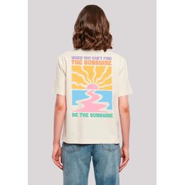 F4NT4STIC Damen T-Shirt "Be The Sunshine Color", wei&szlig;, Gr. L, Obermaterial: 100% Baumwolle, Shirts, Premium Qualit&auml;t