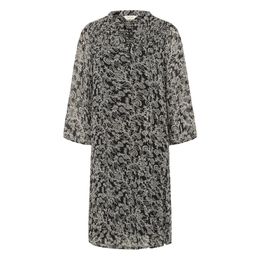PART TWO Kleid 'Elka' Damen Gr&ouml;&szlig;e 38 grau / schwarz Sommerkleid