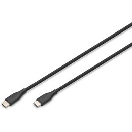 Kabel Digitus USB-C -> USB-C 1m Ladekabel 60W Schwarz