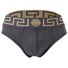 Versace Slip Herren Gr&ouml;&szlig;e S camel / dunkelgrau