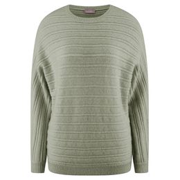 include - Rundhals-Pullover, gr&uuml;n, Gr. 44 / L - Kaschmir