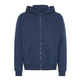 Blend Zip-Up Hoodie ' BHJUSTE ' male Blue size L