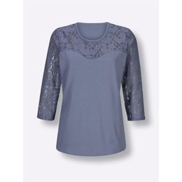 w&auml;schepur w&auml;schepur Damen Schlafanzug, taubenblau, Gr&ouml;&szlig;e 44/46