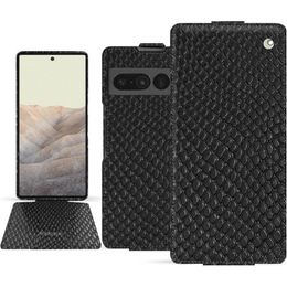 Noreve Lederschutzhülle vertikal (Google Pixel 7 Pro), Smartphone Hülle, Schwarz
