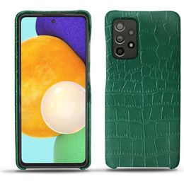 Noreve Lederschutzhülle (Samsung Galaxy A52), Smartphone Hülle, Grün