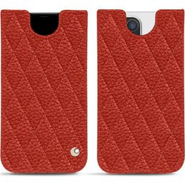 Noreve Lederschutzhülle (Apple iPhone 13 Pro), Smartphone Hülle, Orange