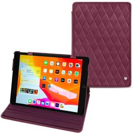 Noreve Lederschutzhülle horizontal (iPad 10.2 2019), Tablet Hülle, Violett