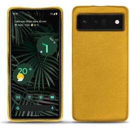 Noreve Lederschutzhülle (Google Pixel 6 Pro), Smartphone Hülle, Orange