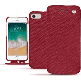 Noreve Lederschutzhülle vertikal (Apple iPhone 7), Smartphone Hülle, Rot