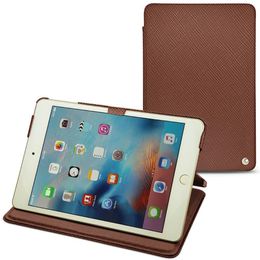 Noreve Lederschutzhülle horizontal (IPad Mini 4), Tablet Hülle, Braun