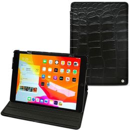Noreve Lederschutzhülle horizontal (iPad 10.2 2019), Tablet Hülle, Schwarz