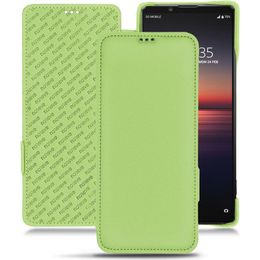 Noreve Lederschutzhülle horizontal (Sony Xperia 1 II), Smartphone Hülle, Grün