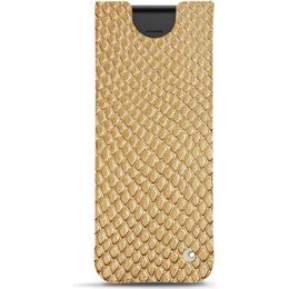 Noreve Lederschutzhülle (Samsung Galaxy Z Fold2), Smartphone Hülle, Beige