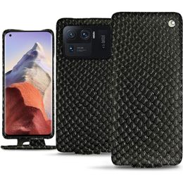 Noreve Lederschutzhülle vertikal (Xiaomi Mi 11 Ultra), Smartphone Hülle, Schwarz