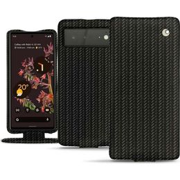 Noreve Lederschutzhülle vertikal (Google Pixel 6), Smartphone Hülle, Schwarz