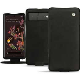 Noreve Lederschutzhülle vertikal (Google Pixel 6), Smartphone Hülle, Schwarz