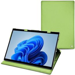 Noreve Lederschutzhülle vertikal (Microsoft Surface Pro 8), Tablet Hülle, Grün