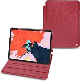 Noreve Lederschutzhülle horizontal (iPad Air 2022 (5. Gen), iPad Air 2020 (4. Gen)), Tablet Hülle, Rot