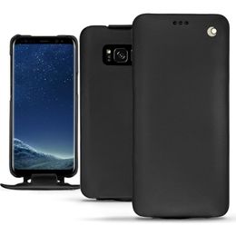 Noreve Lederschutzhülle vertikal (Samsung Galaxy S8+), Smartphone Hülle, Schwarz