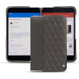 Noreve Lederschutzhülle (Microsoft Surface Duo), Smartphone Hülle, Grau