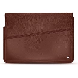 Noreve Lederhülle, Notebooktasche, Braun