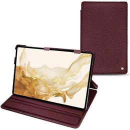 Noreve Lederschutzhülle horizontal (Galaxy Tab S8), Tablet Hülle, Violett
