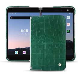 Noreve Lederschutzhülle (Microsoft Surface Duo 2), Smartphone Hülle, Grün