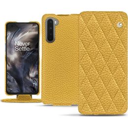 Noreve Lederschutzhülle vertikal (OnePlus Nord), Smartphone Hülle, Orange