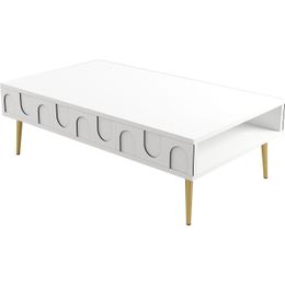 Hanah Home, Couchtisch + Beistelltisch, Lyon (105 x 60 x 33.6 cm)