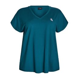 Active by Zizzi Shirt 'ABASIC' Damen Gr&ouml;&szlig;e 9XL/10XL petrol