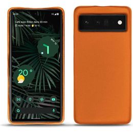 Noreve Lederschutzhülle (Google Pixel 6 Pro), Smartphone Hülle, Orange