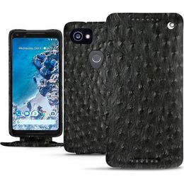 Noreve Lederschutzhülle vertikal (Google Pixel 2 XL), Smartphone Hülle, Schwarz