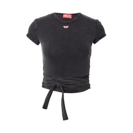 Diesel T-Shirt 'T-BUNNY-TAIL-R1' Damen Gr&ouml;&szlig;e XL black denim