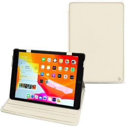 Noreve Lederschutzhülle horizontal (iPad 10.2 2019), Tablet Hülle, Weiss