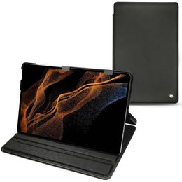 Noreve Lederschutzhülle horizontal (Galaxy Tab S8+), Tablet Hülle, Schwarz