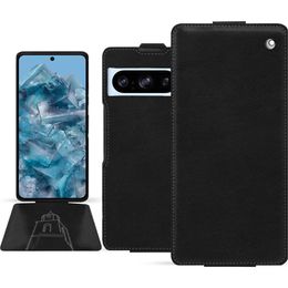 Noreve Lederschutzhülle vertikal (Google Pixel 8 Pro), Smartphone Hülle, Schwarz
