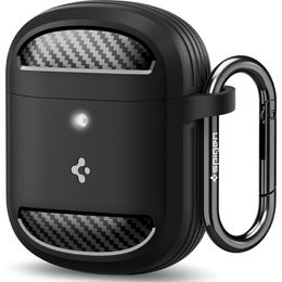 Spigen Rugged Armor (Kopfhörer Tasche), Kopfhörertasche + Schutzhülle, Schwarz