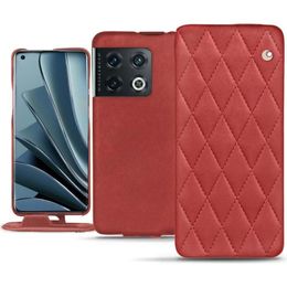 Noreve Lederschutzhülle vertikal (OnePlus 10 Pro), Smartphone Hülle, Rot