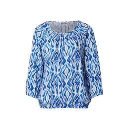 ZABAIONE Bluse 'An44dorra' Damen Gr&ouml;&szlig;e M blau / hellblau / wei&szlig;